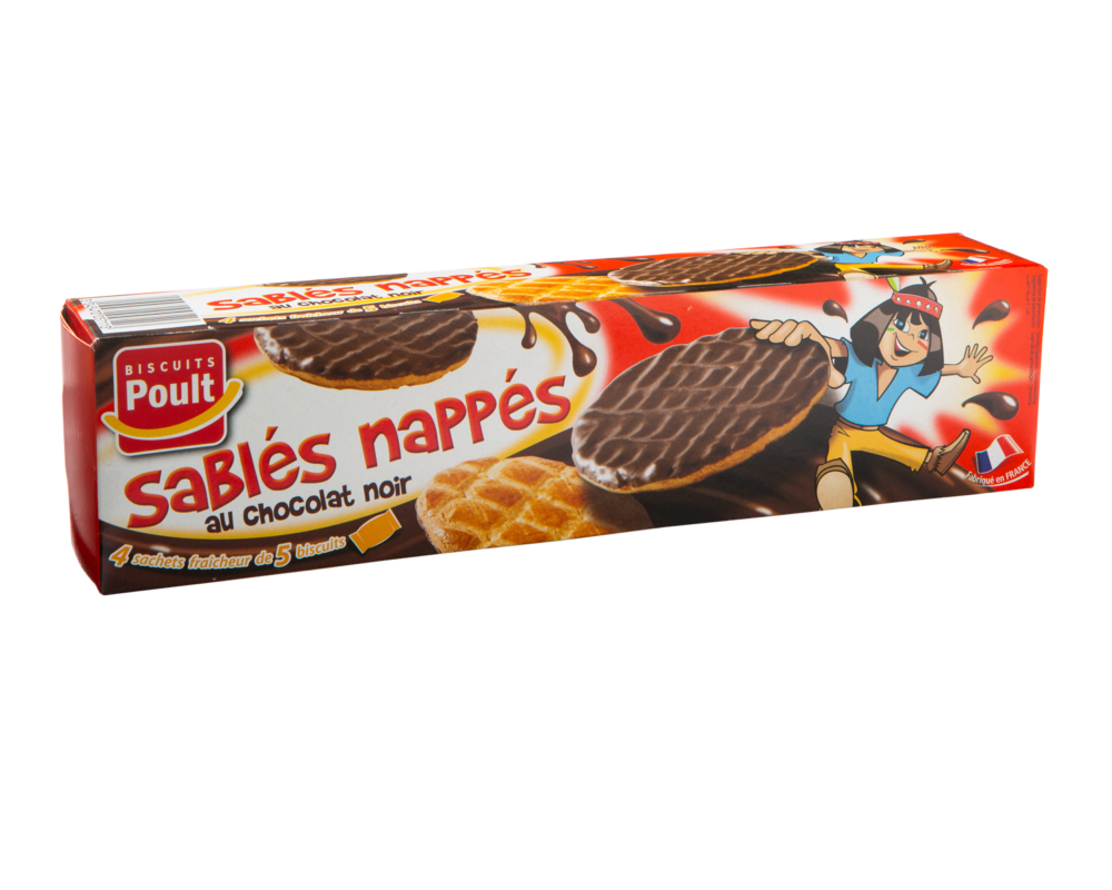 POULT SABLES NAPPES AU CHOCOLAT NOIR - 200G - Grays Home Deliveries
