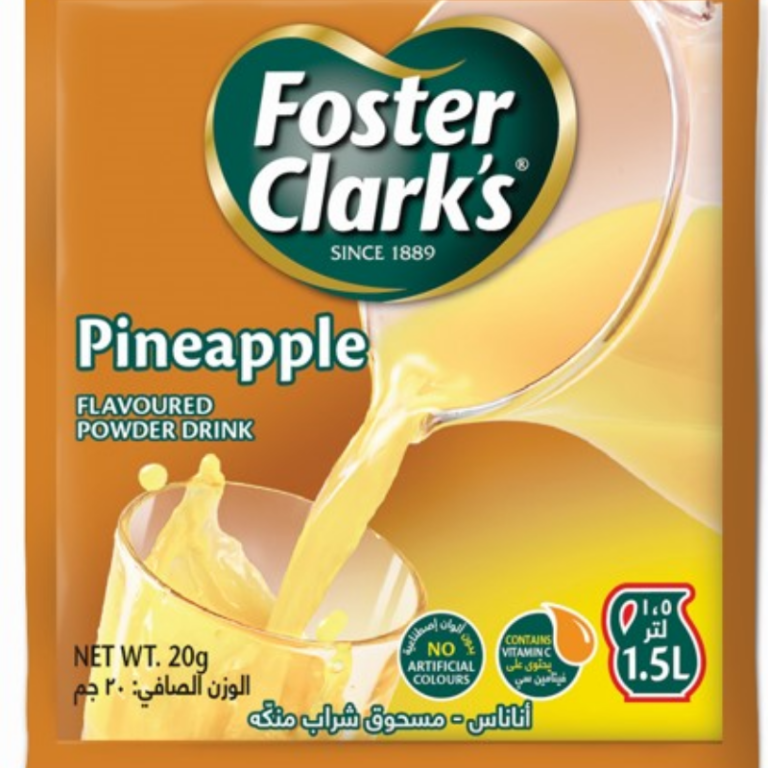 FOSTER CLARK'S PINEAPPLE 20G - Grays Home Deliveries