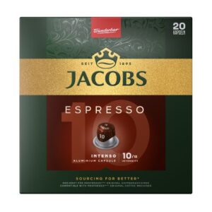 JACOBS ESPRESSO INTENSO CAPSULES 20PC BOX - Grays Home Deliveries